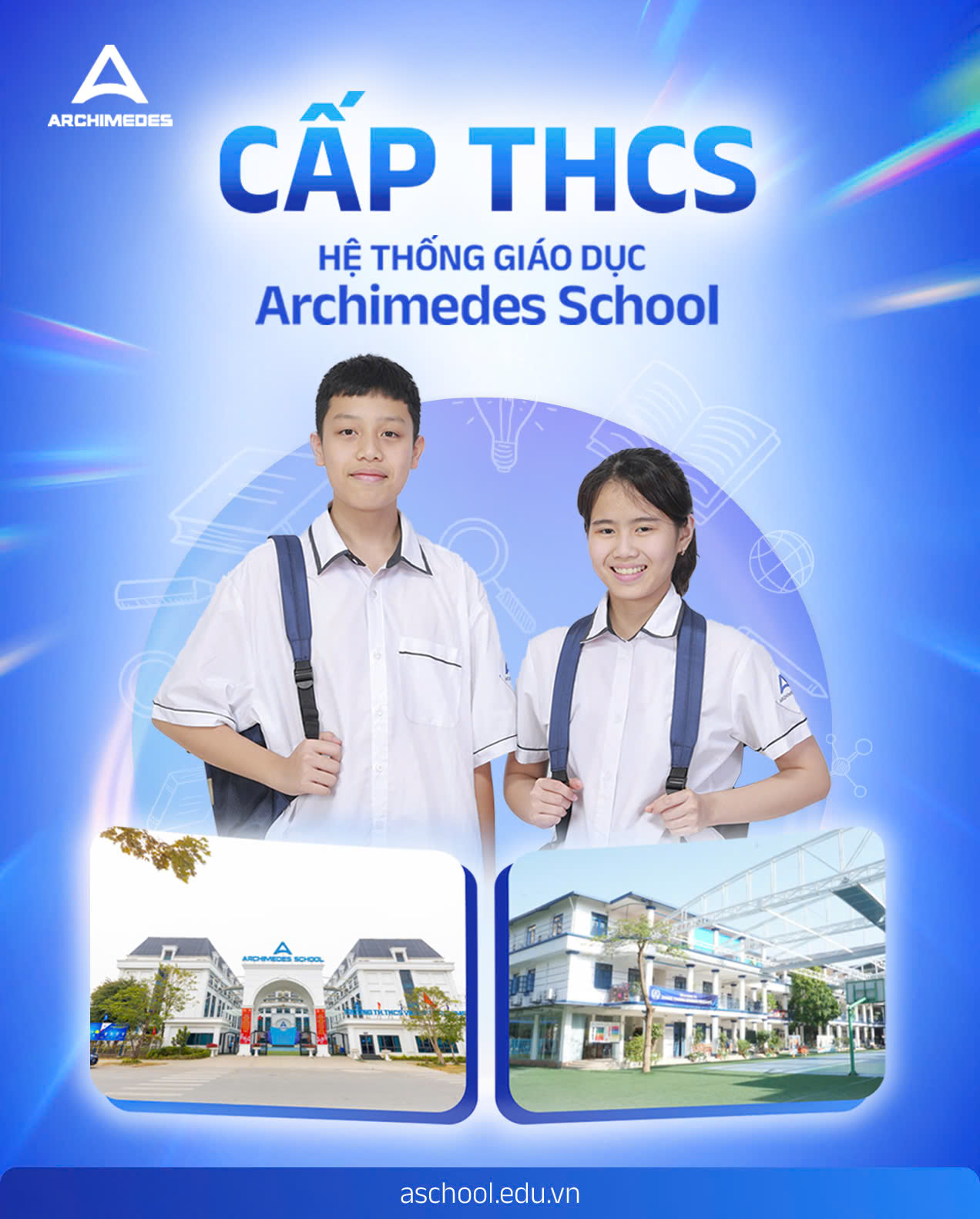 Tóm lược về Hệ thống giáo dục Archimedes School - Cấp Trung học cơ sở